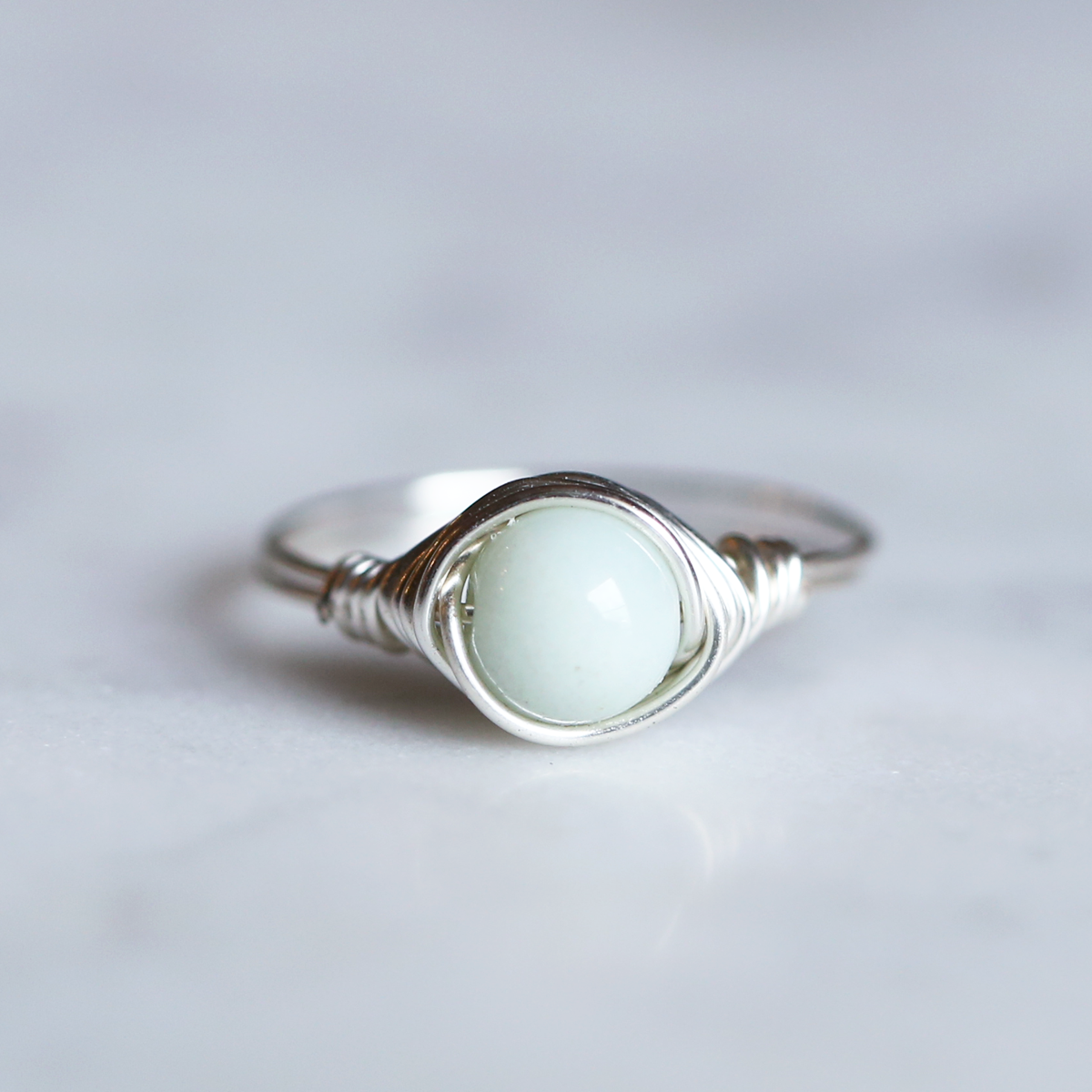 Amazonite Ring | Non Tarnish | 14k Gold Filled | Handmade Jewelry ...